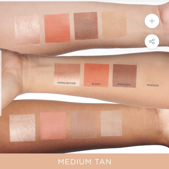 Pur | Makeup | 4in Skinperfecting Powders Face Palette Medium Tan ...